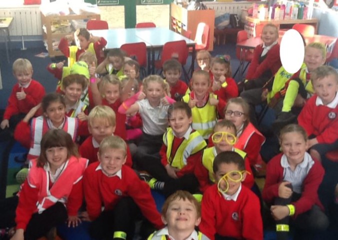 Be Bright, Be Seen day – Gomer Infant School
